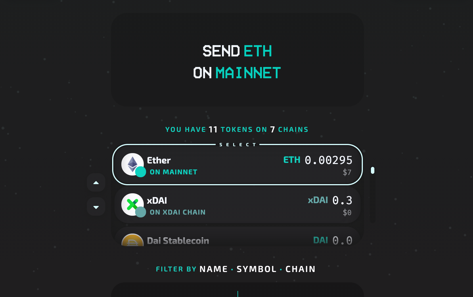 Send Assets in Frame